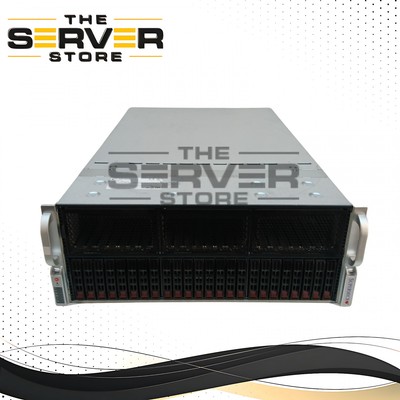 Supermicro AI HPC 4U AMD 2x EPYC 2.3GHz 24-Core 64GB 4x NVMe BYO 8x ...