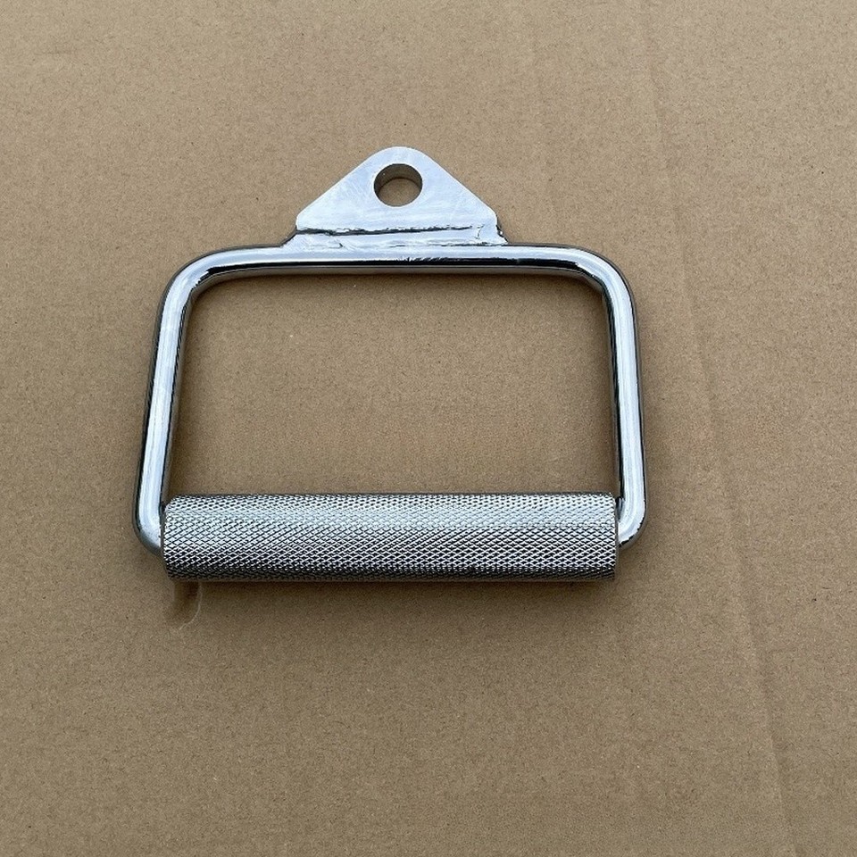 steel pulley handle D shaped for gym cable machine back muscle workout ...