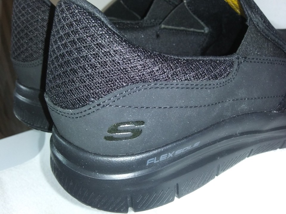 Skechers Shoes Men's Black 11 W Comfort Casual Memory Foam Relaxed Fit ...