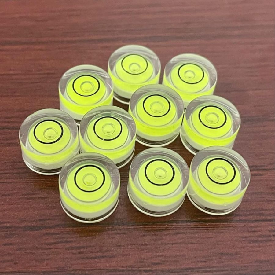 10Pcs Bubble Levels Mini Circular Bullseye Bubble Level Small Round ...
