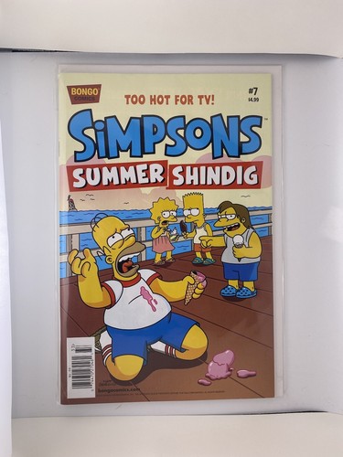 SIMPSONS SUMMER SHINDIG #7 Bongo Comics Too Hot For TV! | eBay