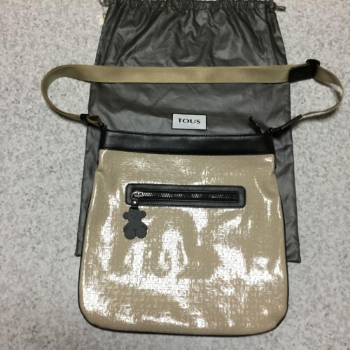 TOUS Shoulder Bag color is ivory Adjustable Strap / Bag TOUS Shoulder Bag color is ivory Adjustable Strap / Bag