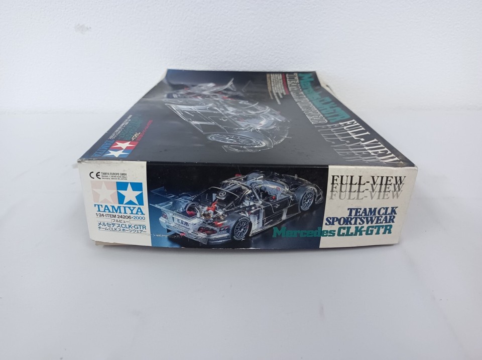 Full View TAMIYA 1/24 Mercedes CLK-GTR Team CLK Sportswear Model Kit ...