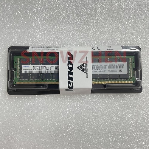 01KR356 Lenovo 64GB PC4-23400 DDR4-2933 MHz ECC Reg CL22 Dual Rank ...