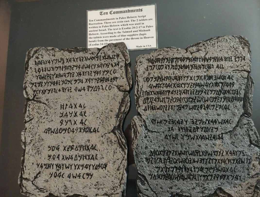 Ancient Hebrews 10 Commandments