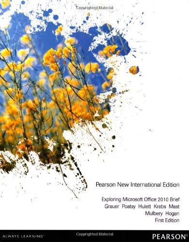 Exploring Microsoft Office 2010 Brief by Robert Grauer | eBay