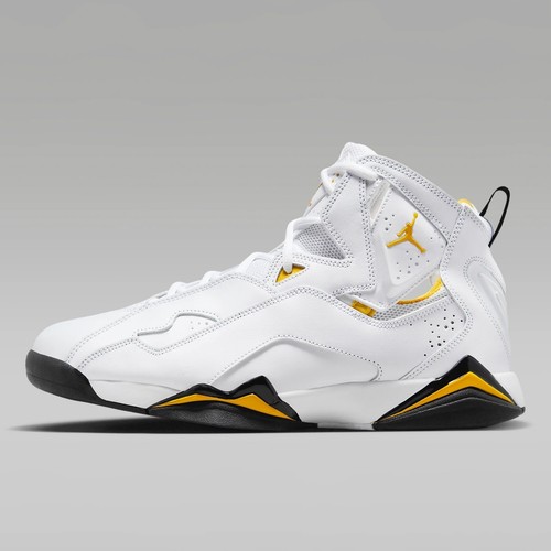 Nike Air Jordan True Flight Shoes White Black Yellow Ochre 342964-107 ...