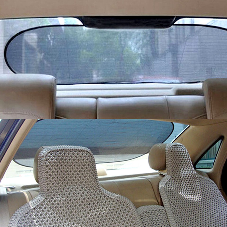 Car Rear Window Screen Mesh Sun Shade Cover Windshield Sunshade Visor ...