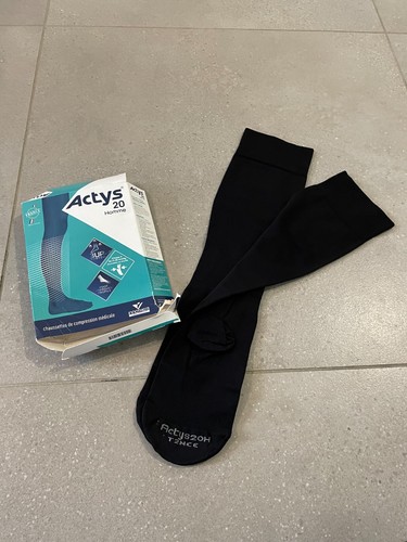 Chaussettes de compression médicale Actys 20 homme, neuf EBAY | eBay