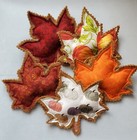 Fall Harvest Decor Fall Leaves Fall Maple Leaves Stuffed 10 Leaves | eBay