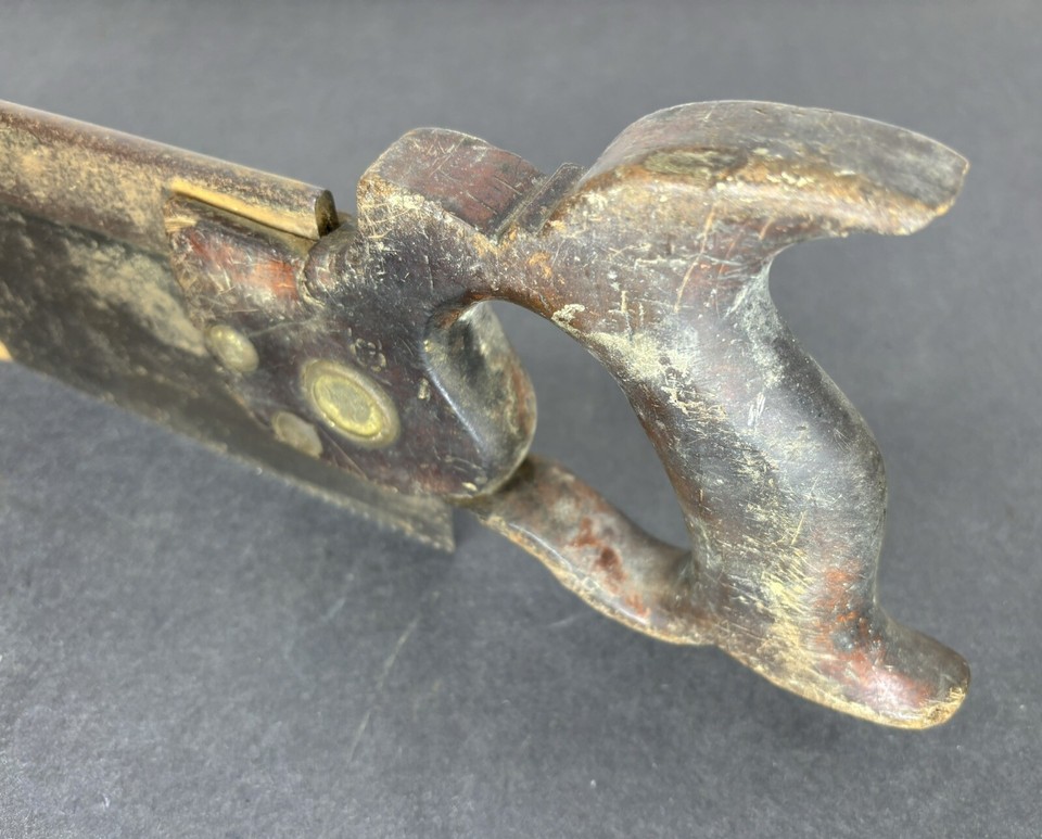 Antique Hammacher Schlemmer & Co. 14” Back Saw 13 TPI Dovetail Tenon ...