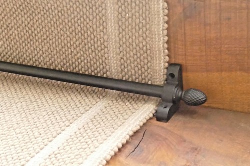 Black Stair Rod,Runner Rods,1/2'' Stair Carpet,Hardware Set,Stairway ...