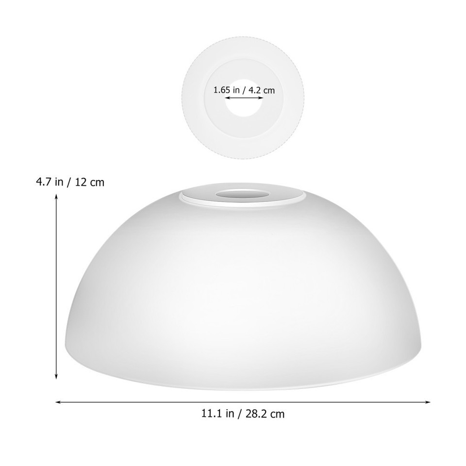 2pcs White Plastic Ceiling Lamp Shade Mushroom Design for Easy ...