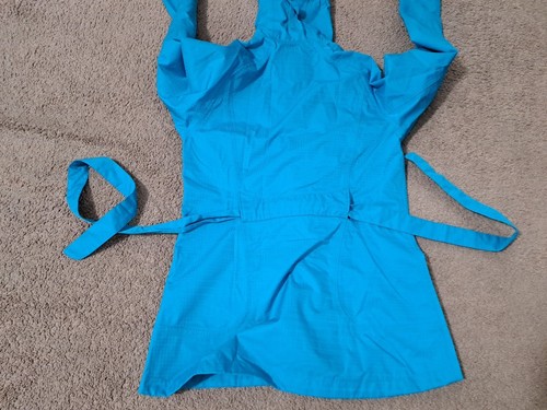 Merrell Rain Jacket Womens Blue Full Zip Opti Shell Waterproof Hooded ...