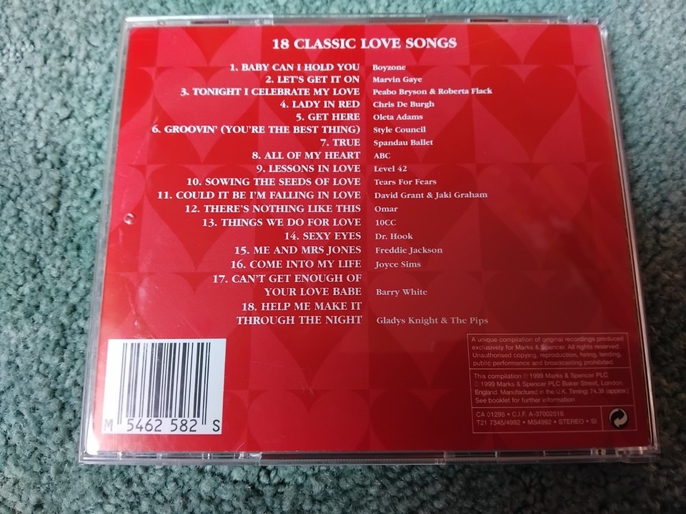 True Love - Various Artists - Marvin Gaye/Dr Hook/ABC/Tears For Fears ...