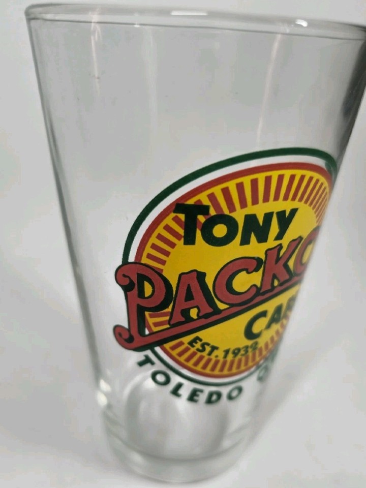 Vintage 16 Ounce Tony Packo's Cafe Drinking Glass Toledo Ohio MASH ...