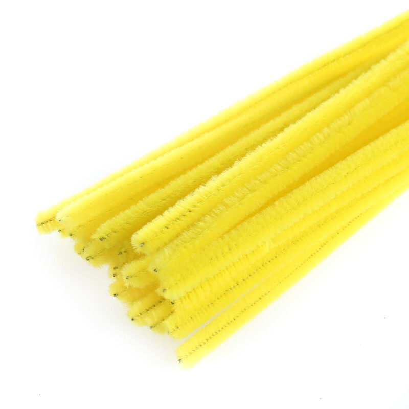 Bulk Lot 400 Factory Direct Craft Yellow 12" Long 6mm Pipe Cleaners | eBay