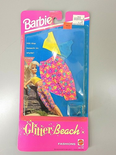 Mattel Barbie Glitter Beach Fashions Vintage Raro HTF 7778 1992 NRFP | eBay