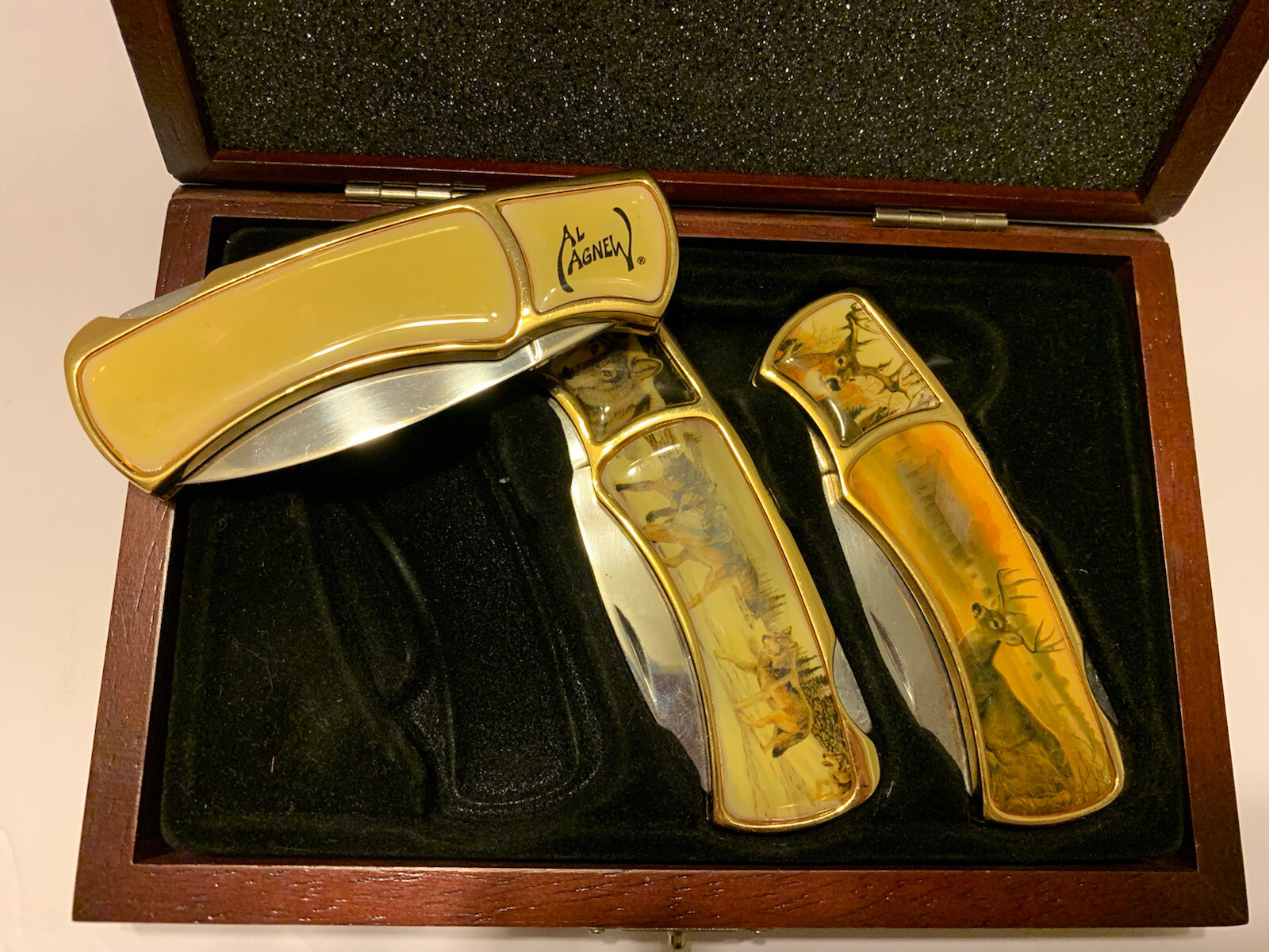 Al Agnew Pocket Knives Set Of 3 | eBay