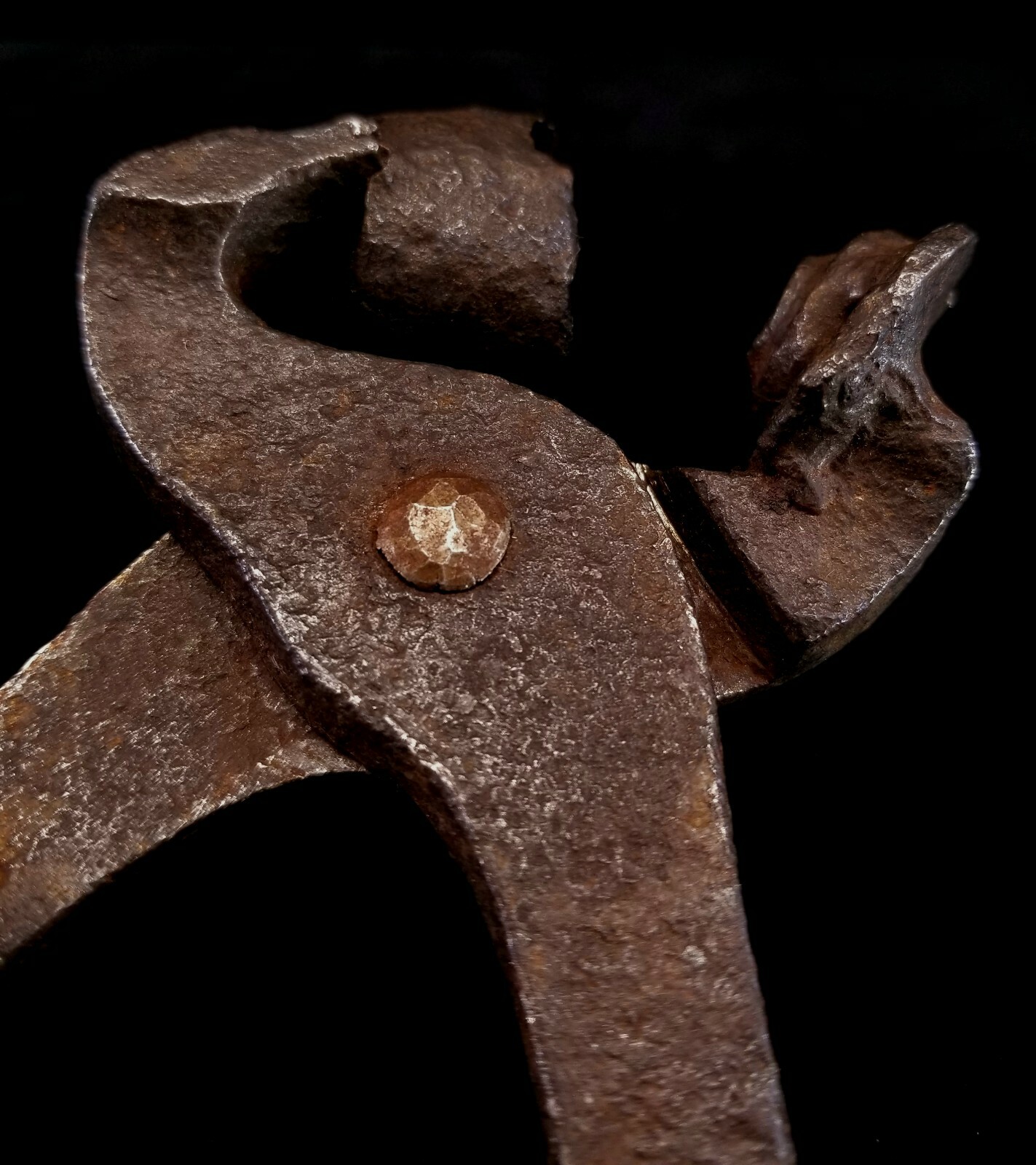 Antique Cast Iron Musket Tool For Cutting Cloth Or Leather Musket Ball ...