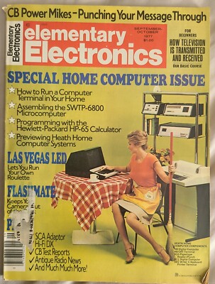 Vintage 1970s Elementary Electronics Magazine September-October 1977 | eBay