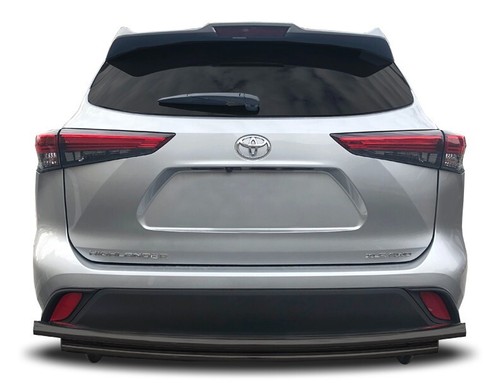 PREMIUM Black Rear Double Layer Bumper Protector Fits 2020-23 Toyota ...