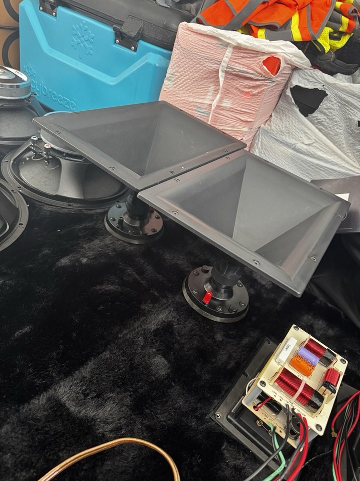 Klipsch EPIC CF4/CF3 MIDRANGE HORN DRIVERS K-63-KN (pair) | eBay