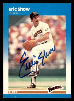 1987 Fleer Baseball #430 Eric Show Signed Autograph (no COA) | eBay