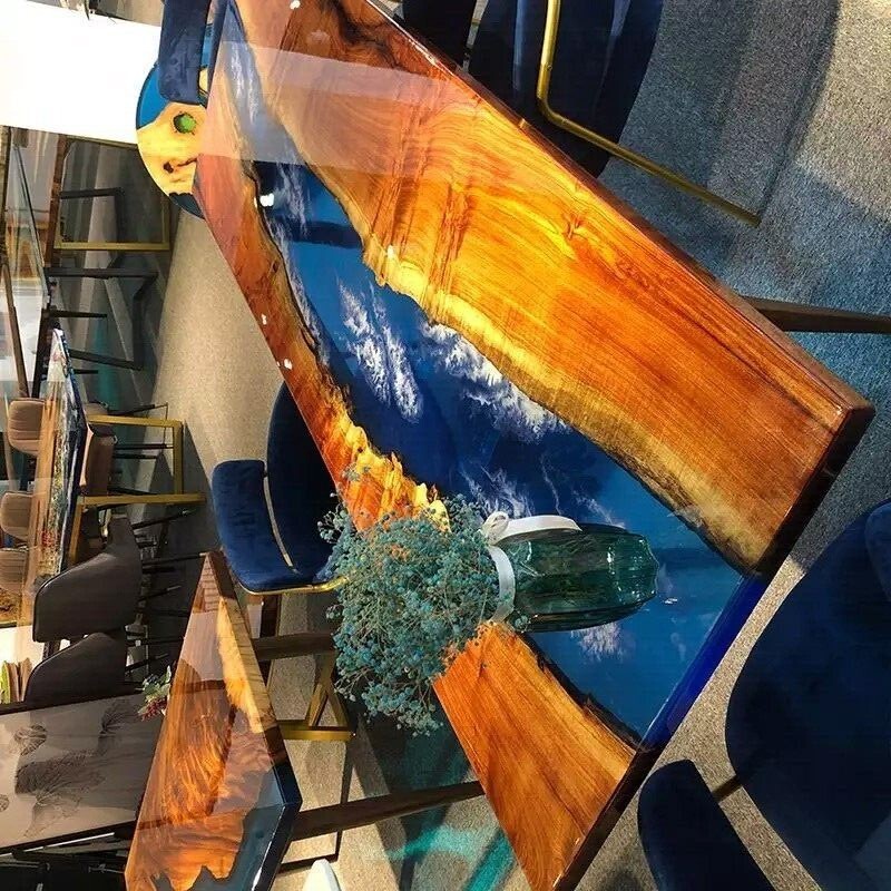 Ocean Epoxy Table Coffee Table Epoxy Tables Bar Top Epoxy Resin Decor ...