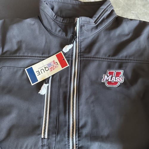 Clique Full Zip Softshell Jacket UMass Massachusetts Minutemen Men L | eBay