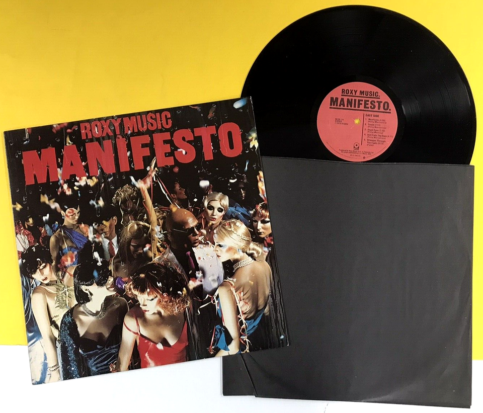 2x ROXY MUSIC LPs: Viva! Roxy Music -1976 & Manifesto -1979 *MINT VINYL ...