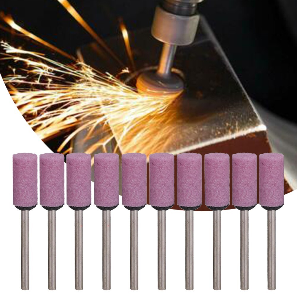 Abrasive Mounted Stone Grinding Stone Orange Tools 10pcs Blue Corundum ...