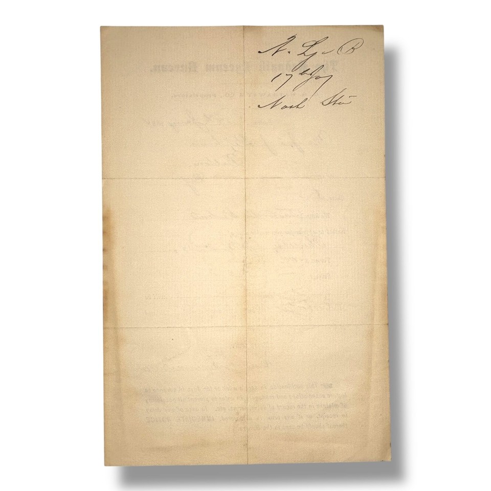 1884 Redpath Lyceum Letter Nashville Students to Stephens Opera House Fulton NY | eBay