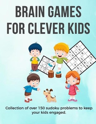Brain Games for Clever Kids: sudoku for beginner puzzle gifts for kids ...