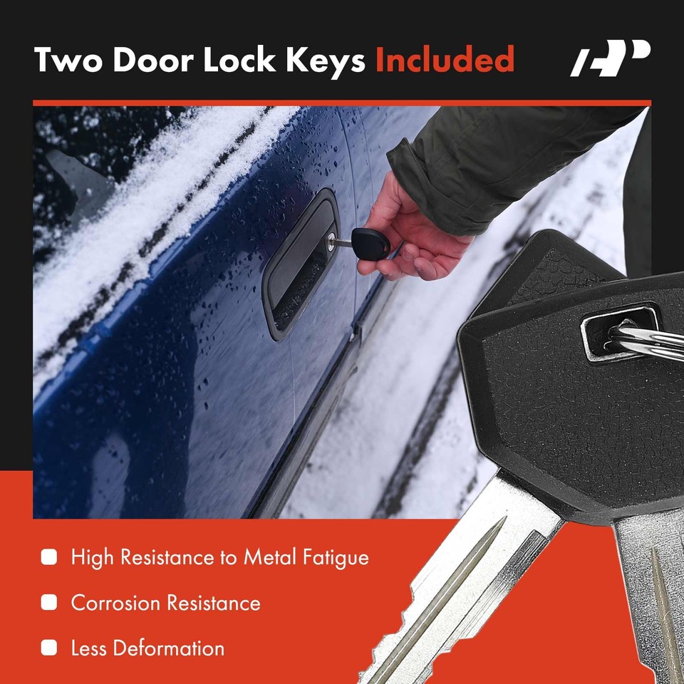 A-Premium Door Lock Cylinder Set w/ 2 Keys for Dodge Ram 1500 1997-2001 ...
