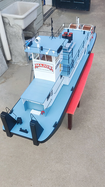 Sternwheeler Major 1:18 1400mm 55" Wooden Model RC Model Ship Kit | eBay