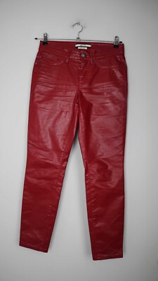 Cambio Hose Rot 38 M Röhrenhose Parla Lackhose Weinrot | eBay.de