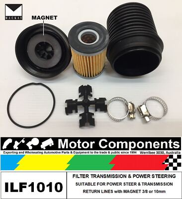 Filter with magnet Transmission Cooler / Power Steering Return, In-Line ...