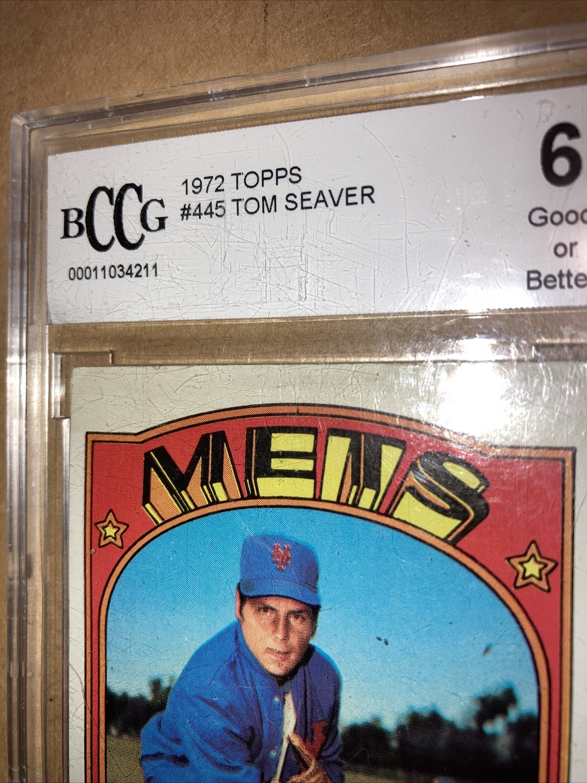 1972 Topps #445 TOM SEAVER HOF New York Mets BCCG 6 | eBay