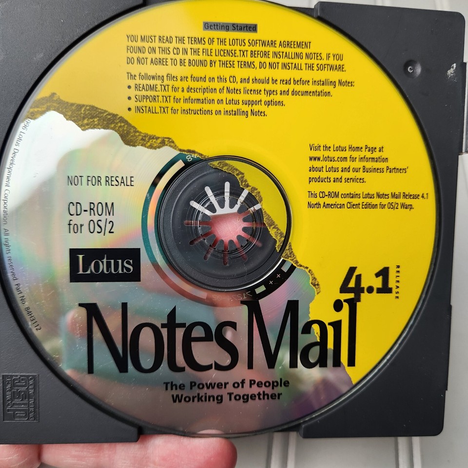 Lotus Software Notes 4.1 Disk Only Vintage | eBay