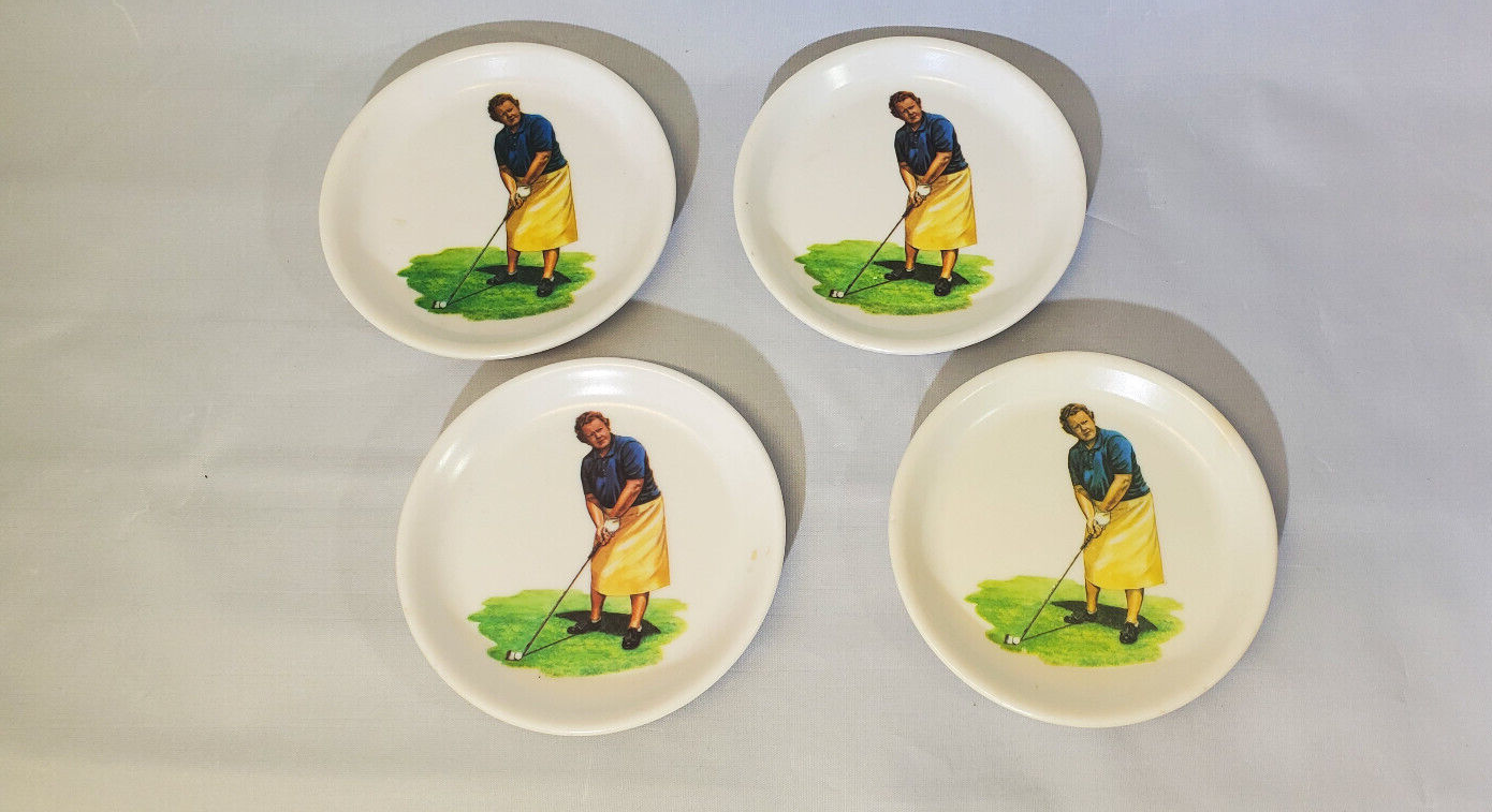 1960s Vintage Wilson Golf Coasters Set of 4 | eBay
