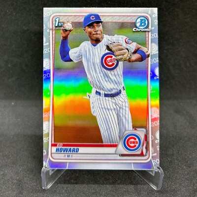 2020 Bowman Chrome Draft Ed Howard Refractor SP 1st Rookie RC #BDC-98 ...