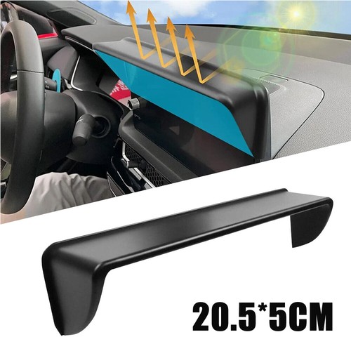 20.5x5CM Black Car GPS Navigation Hood Visor Radio Sun Shade Cover ...