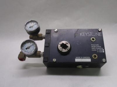 Keystone PMV P-1200/P-1220 Pneumatic Single Acting Valve Positioner w ...