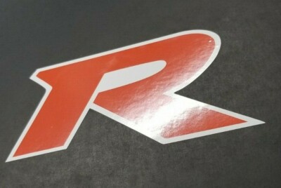 R Racing Type R Decal sticker for Honda Acura Import R logo racing ...