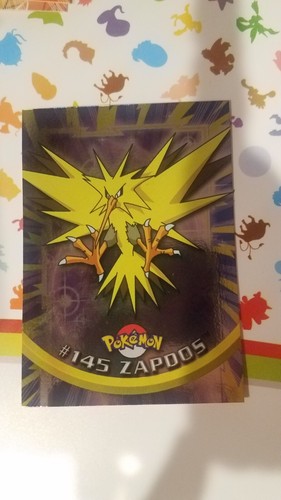 Zapdos #145 - Holo - Blue Logo - Series 3 - Topps Pokemon Card | eBay