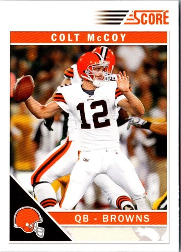 2011 Score Colt McCoy #68 Cleveland Browns Football Card | eBay