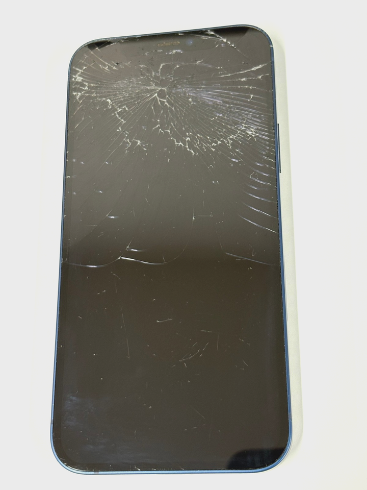 AT&T Apple iPhone 12 - 128GB Blue - Crcked But Works - 92% Batt - Please Read | eBay