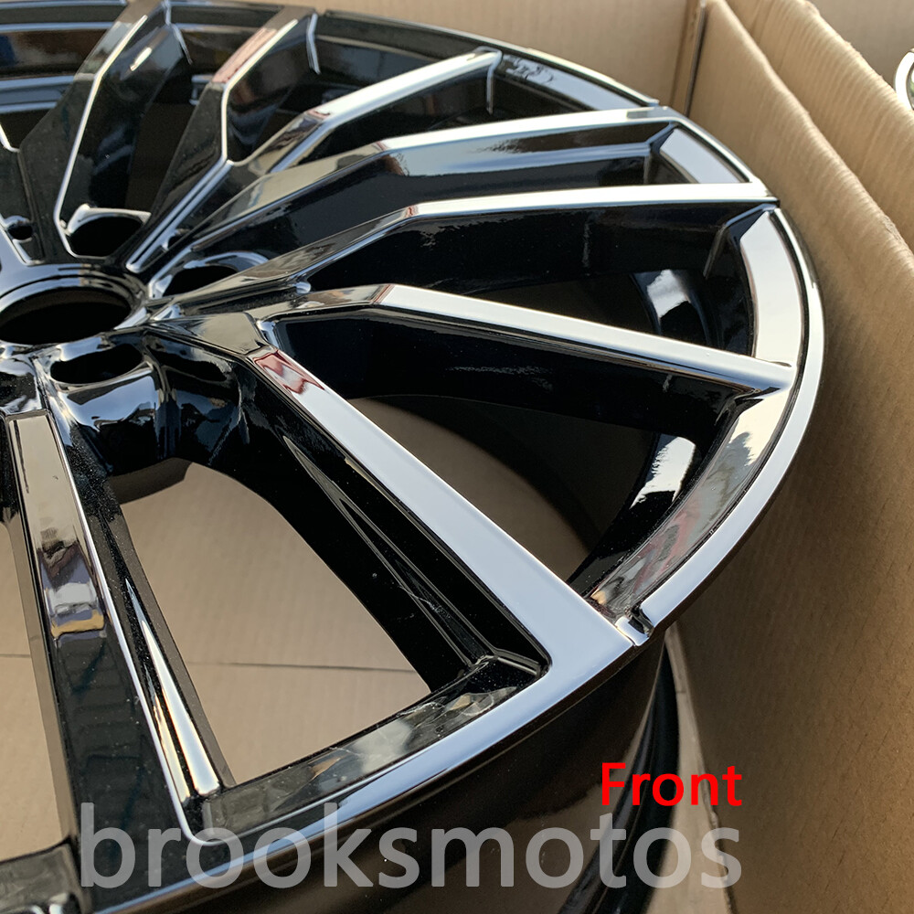 22" NEW GLOSS BLACK STYLE FORGED WHEELS RIMS FIT 2019+ BMW X3 X4 742 ...