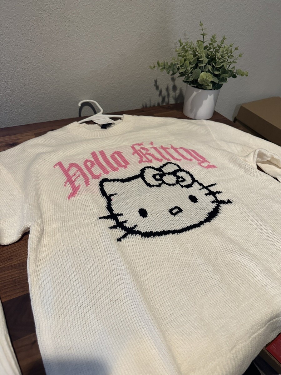 H&m Pink Hello Kitty Sweater Oversized printed hoodie